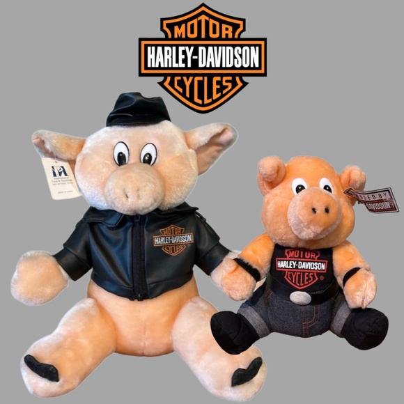 Harley-Davidson | Toys | Vintage Harley Davidson Plush Hogs | Poshmark